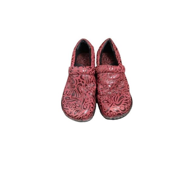 boc | Shoes | Boc Born Concept Peggy Tooled Burgundy Leather Clogs 85 ...